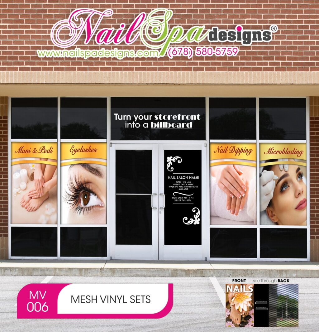 Mesh Vinyl Sets MV-006 - 911Prints || 24hr Printing & Marketing Services