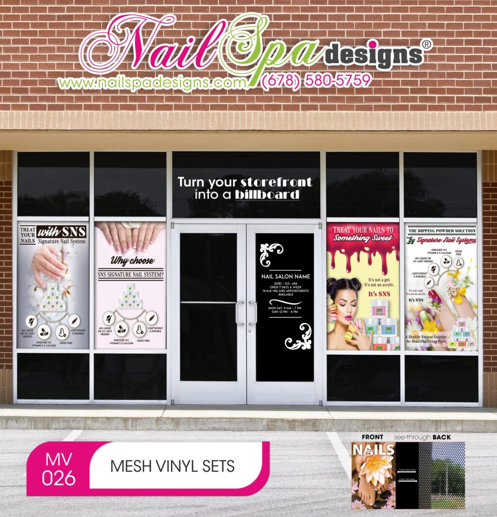 Mesh Vinyl Sets MV-026 - 911Prints || 24hr Printing & Marketing Services